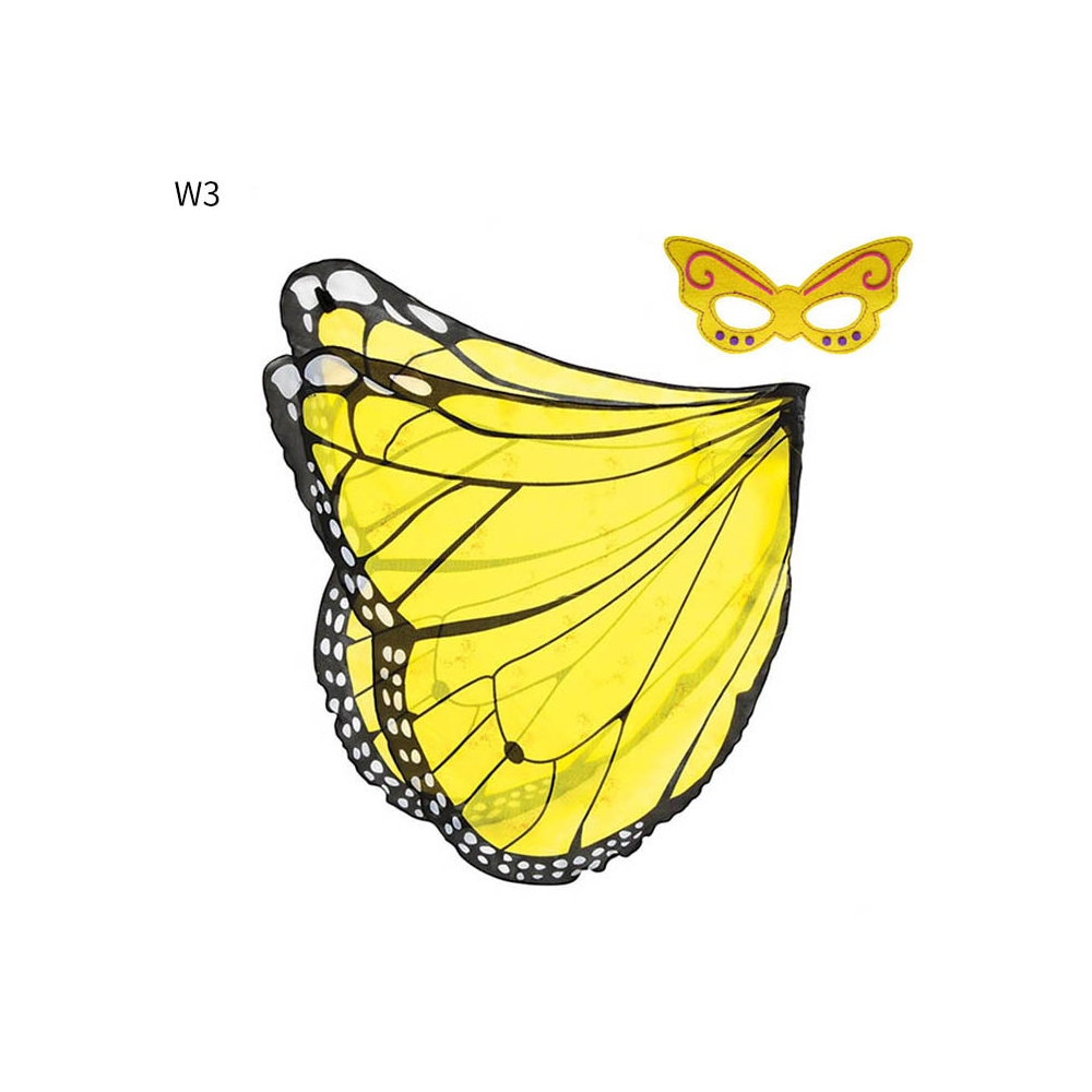 Laste sifoonist liblikatiivad ja mask - Star Peokaubad